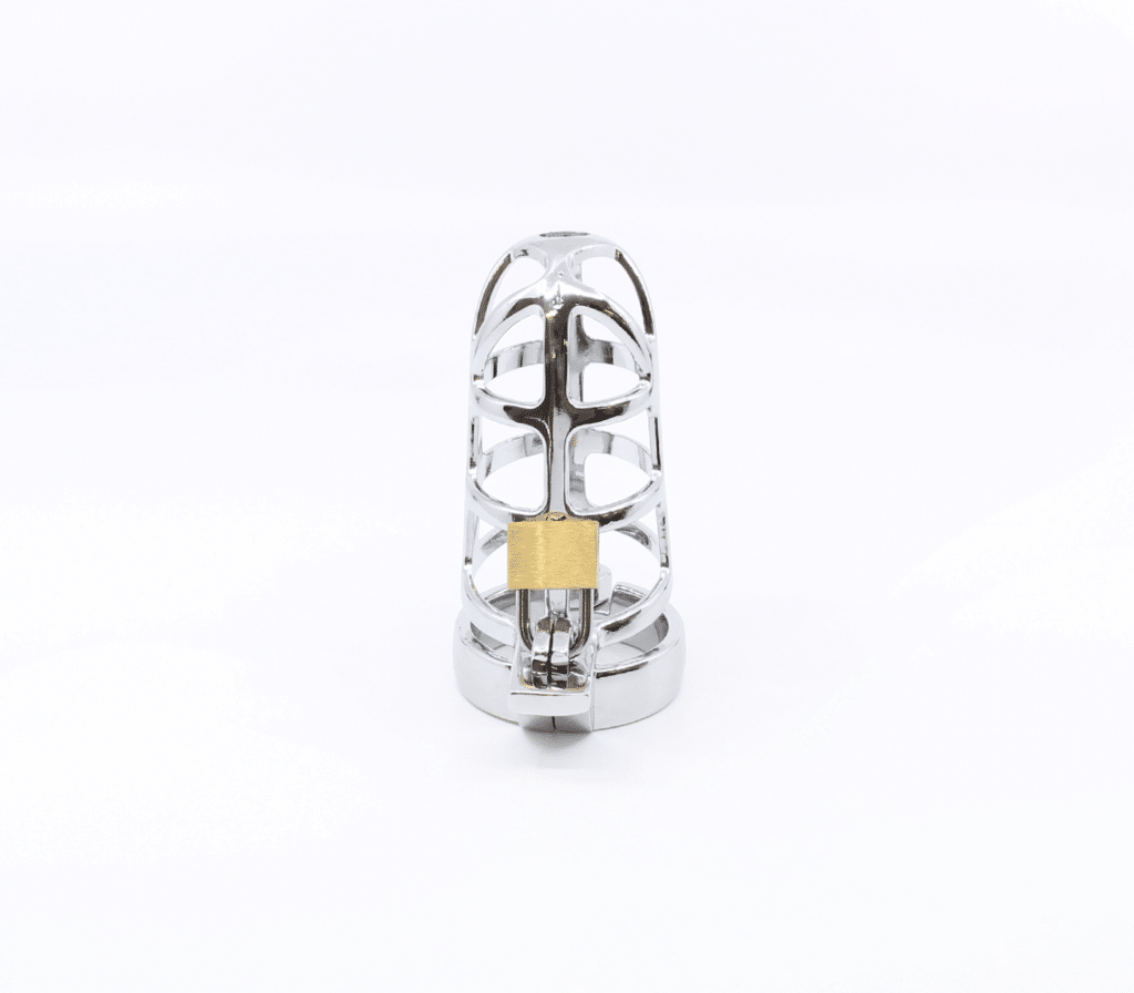 Webbed Style Male Chastity Cage | Love In Leather